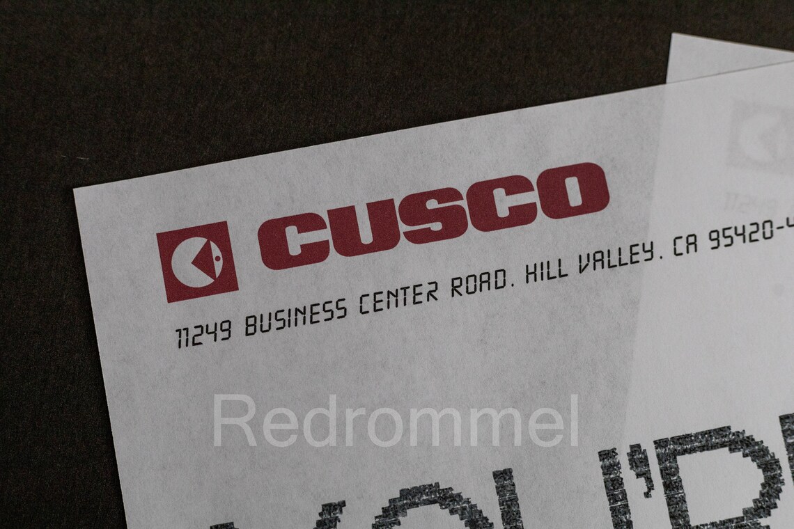 BTTF Back to the Future 2 Prop You're Fired Fax - Etsy