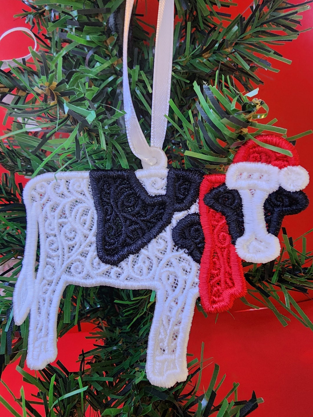 Lace Christmas Ornaments - Etsy