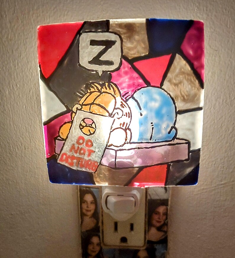 Garfield do Not Disturb Night Light - Etsy