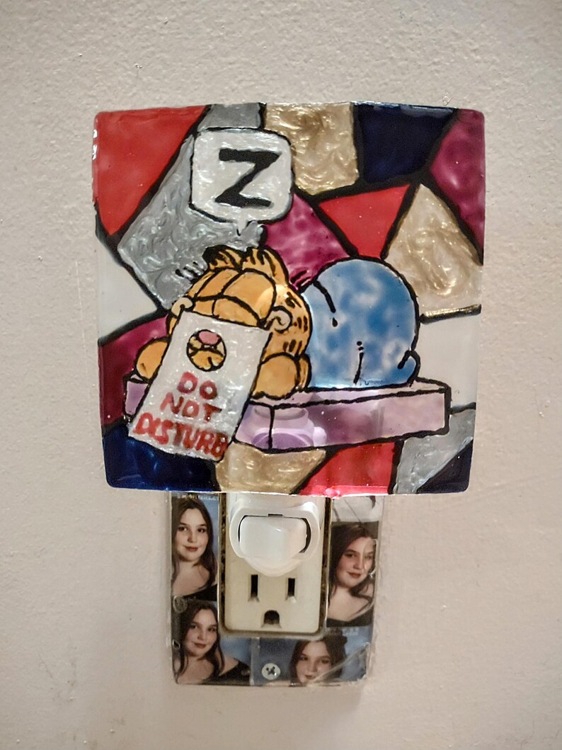 Garfield do Not Disturb Night Light - Etsy