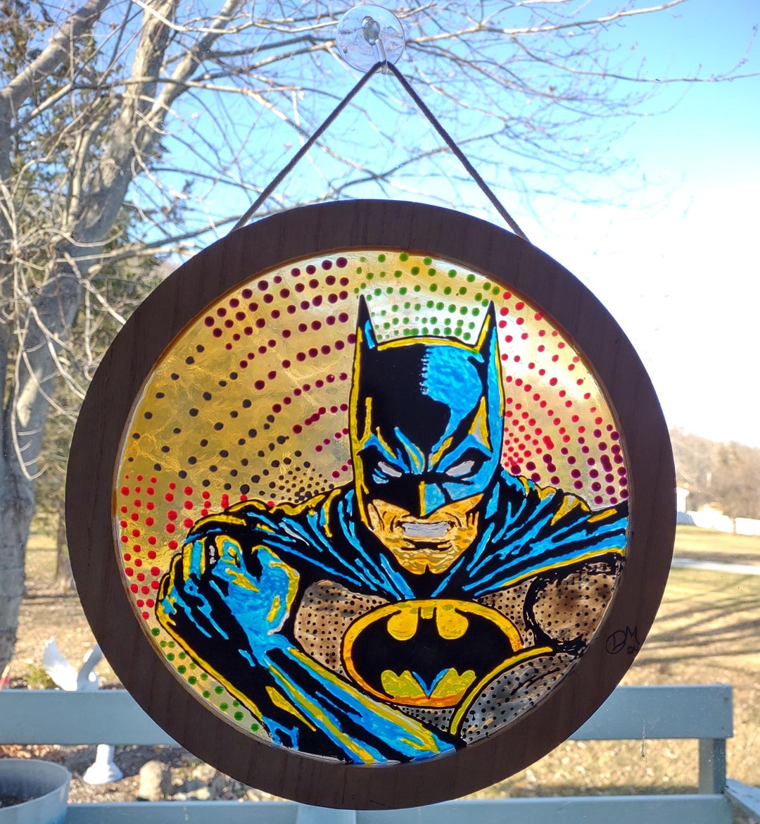 Batman Suncatcher/wall Hanging - Etsy