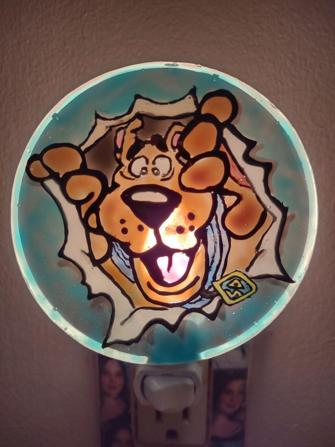 Scooby-doo Hand-painted Night Light - Etsy
