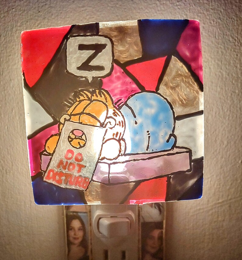 Garfield do Not Disturb Night Light - Etsy