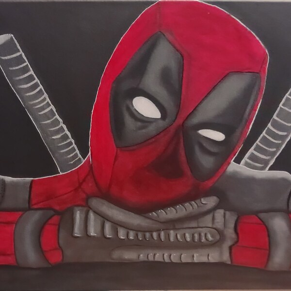 Deadpool Painting - Etsy