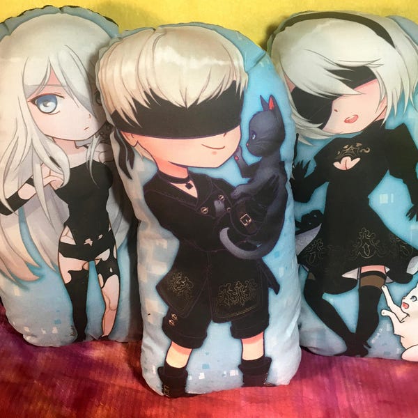 Chibi Waifu Pillow - Etsy