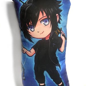 Prompto, Noctis, Ignis, Gladio Chibi Pillow Plushies. Final Fantasy XV ...