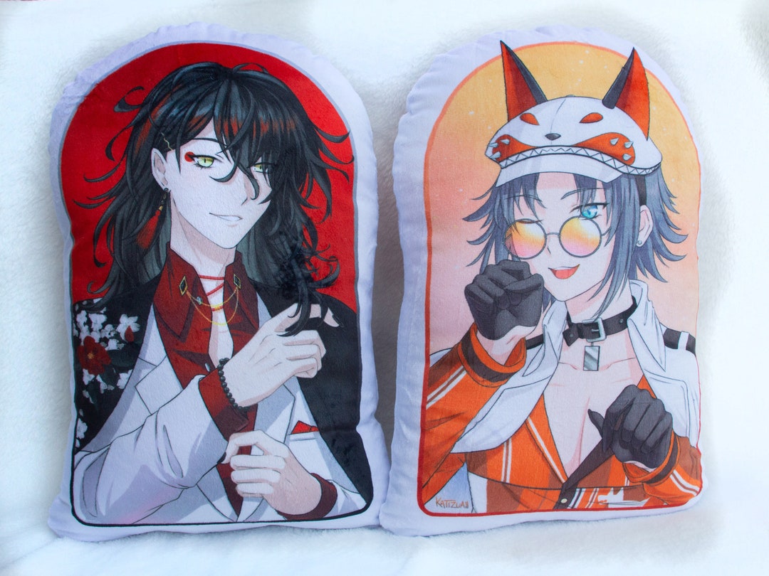 Mysta Rais & Vox Akuma Pillow Plush Plushie Dakimakura Fanart - Etsy