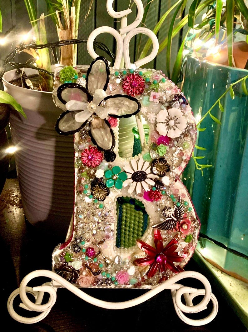 Embellished Letter B Decor - Etsy