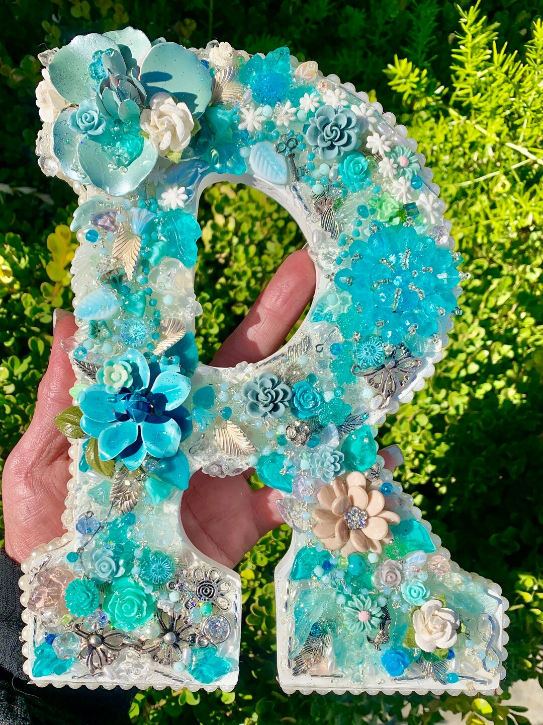 NEW Decorative Letter R Vintage Jeweled Letter R Nursery - Etsy