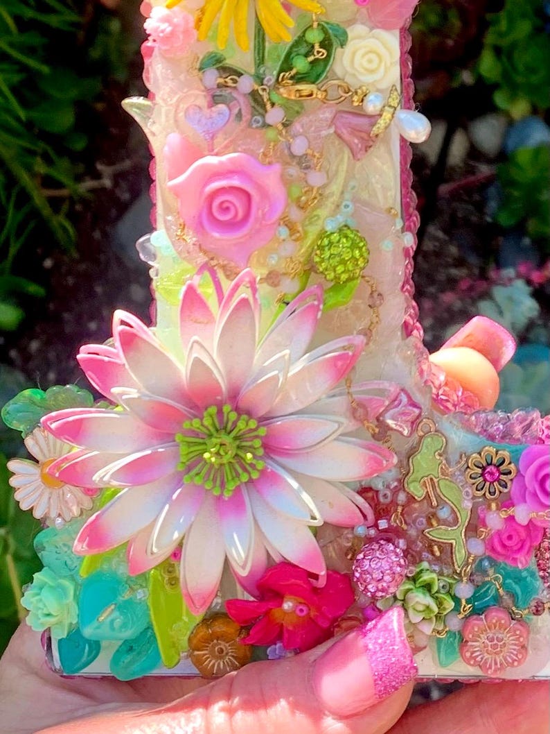 Decorative Letter L, Nursery Room Bling, Floral Initials, Bridal Baby ...