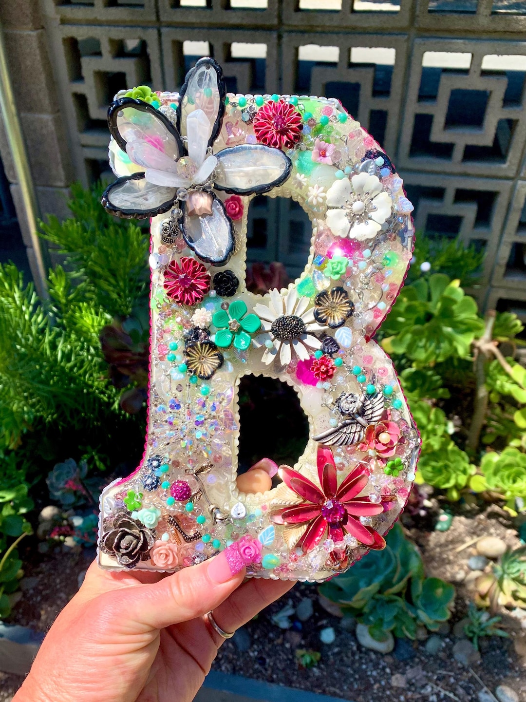 Embellished Letter B Decor - Etsy