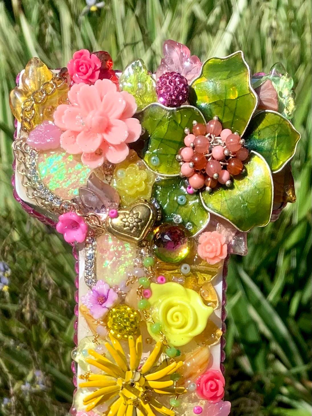 Decorative Letter L, Nursery Room Bling, Floral Initials, Bridal Baby ...