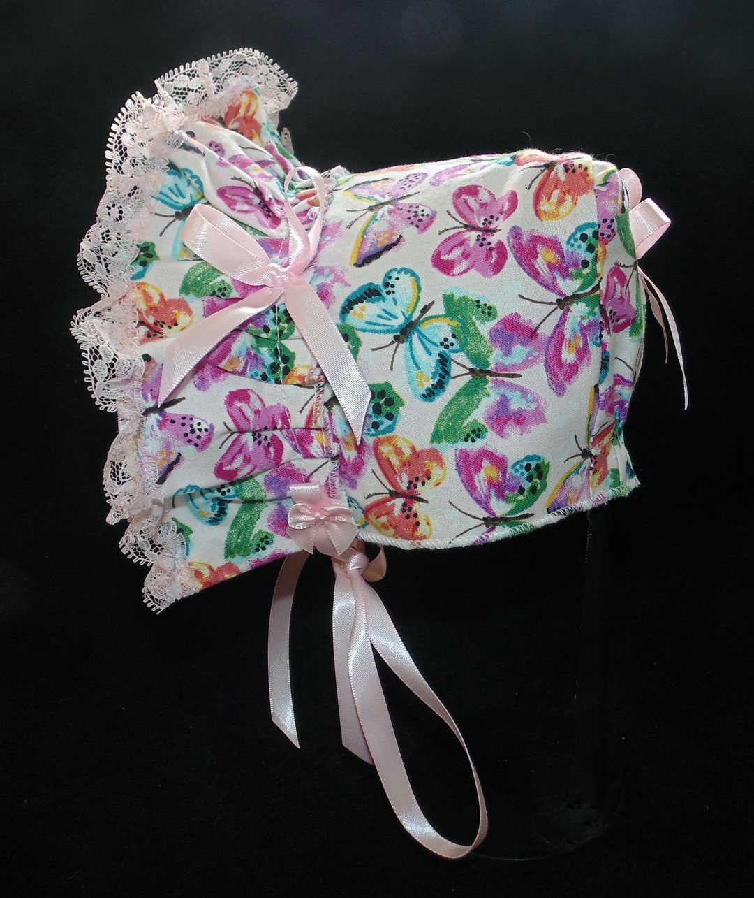 New Handmade Butterfly Print Baby Sun Bonnet - Etsy