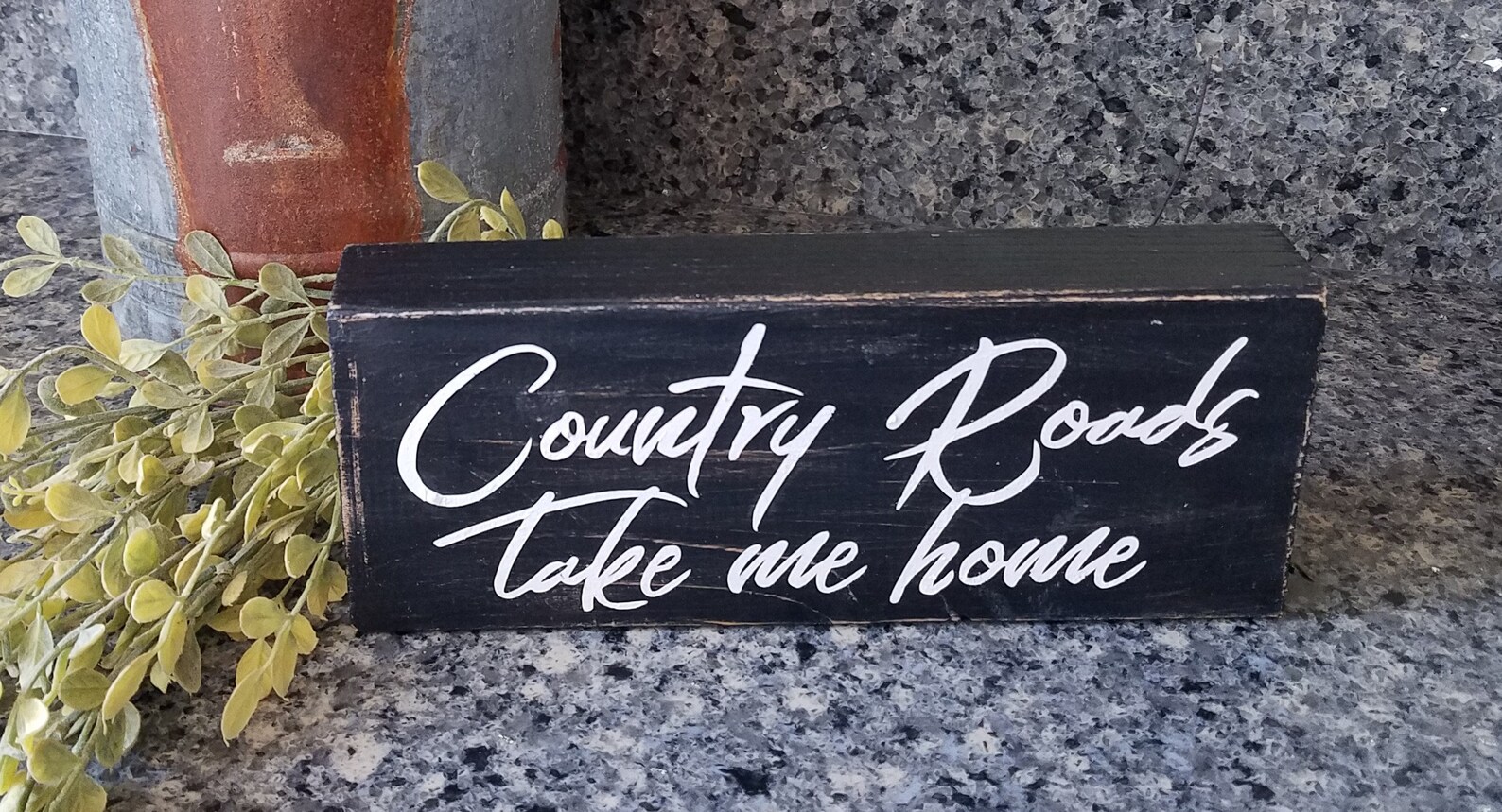 Country Roads Take Me Home Sign Farmhouse Decor Rustic - Etsy