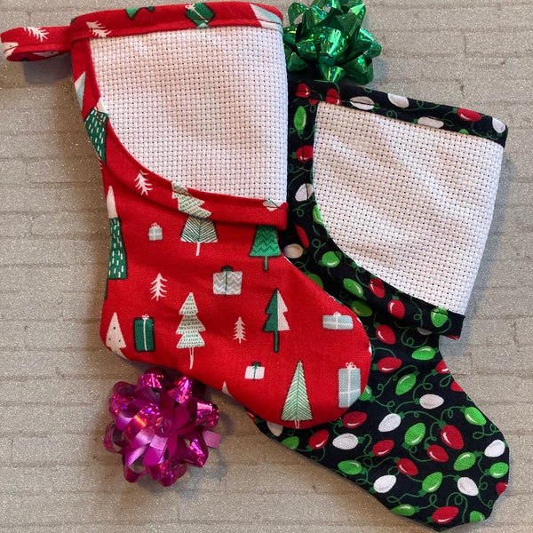Charles Craft Cross Stitch Christmas Stocking - Etsy