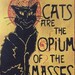 Cats Are the Opium of the Masses Greeting Card - Etsy