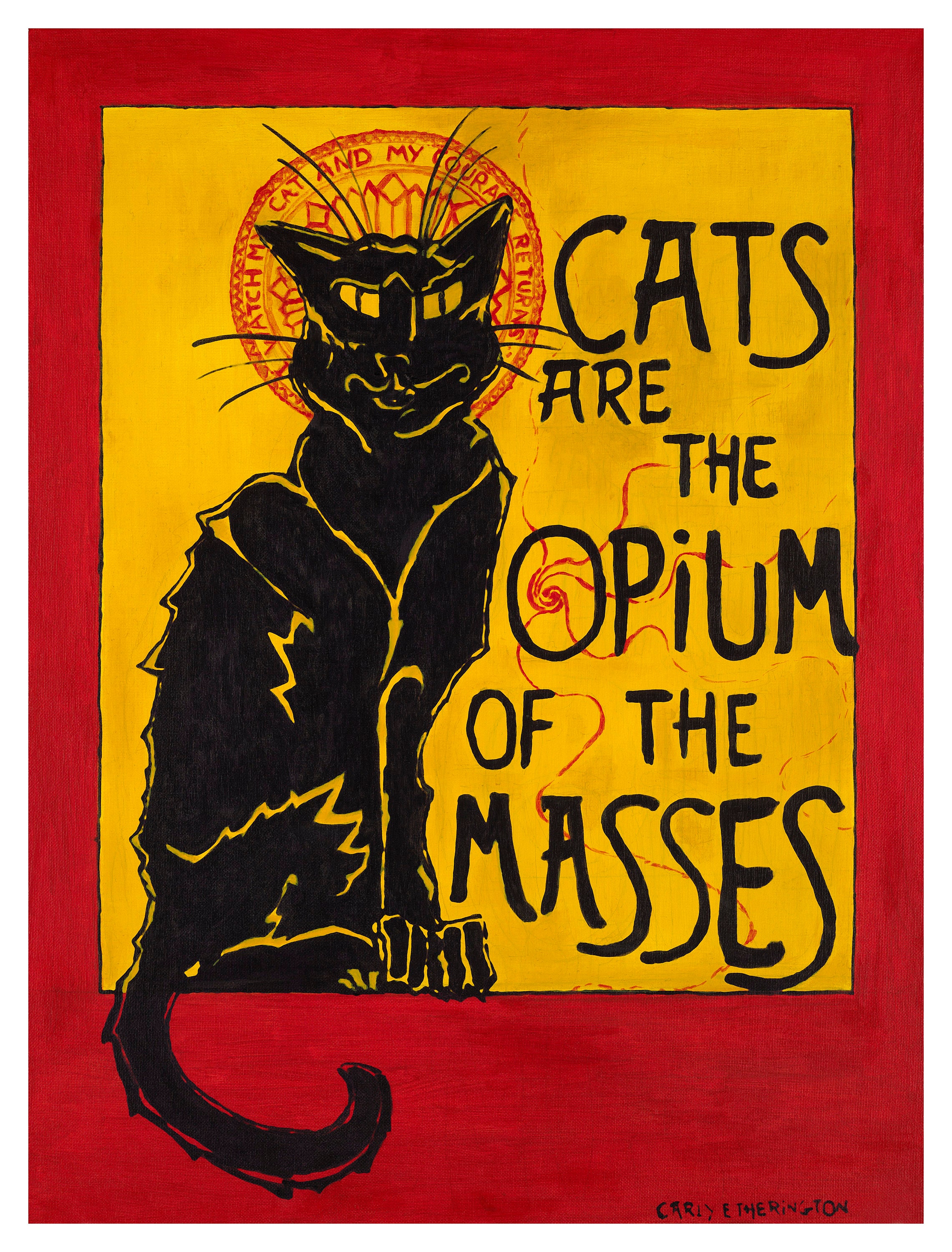 Cats Are the Opium of the Masses A3 Print - Etsy