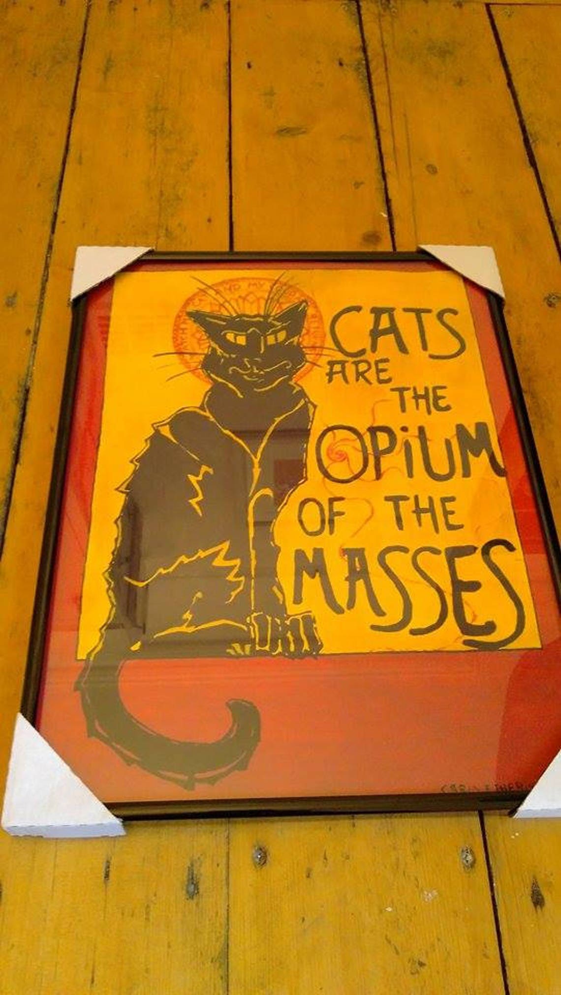 Cats Are the Opium of the Masses A3 Print - Etsy