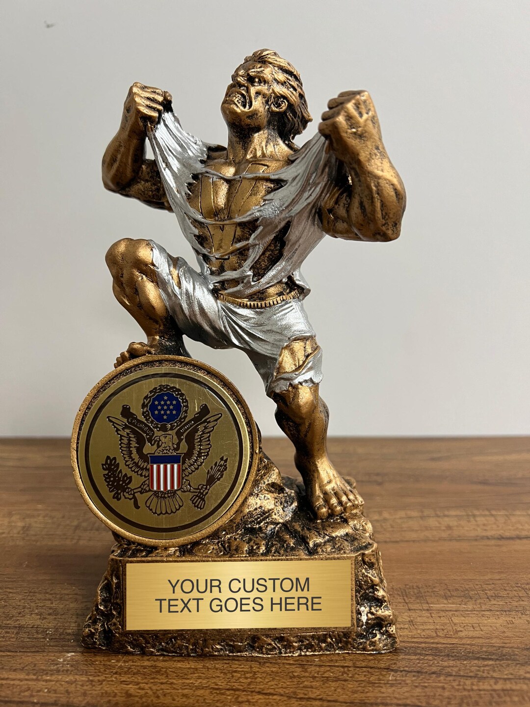 Custom Monster Victory Trophy: Military, Fire Department, US Flag - Etsy