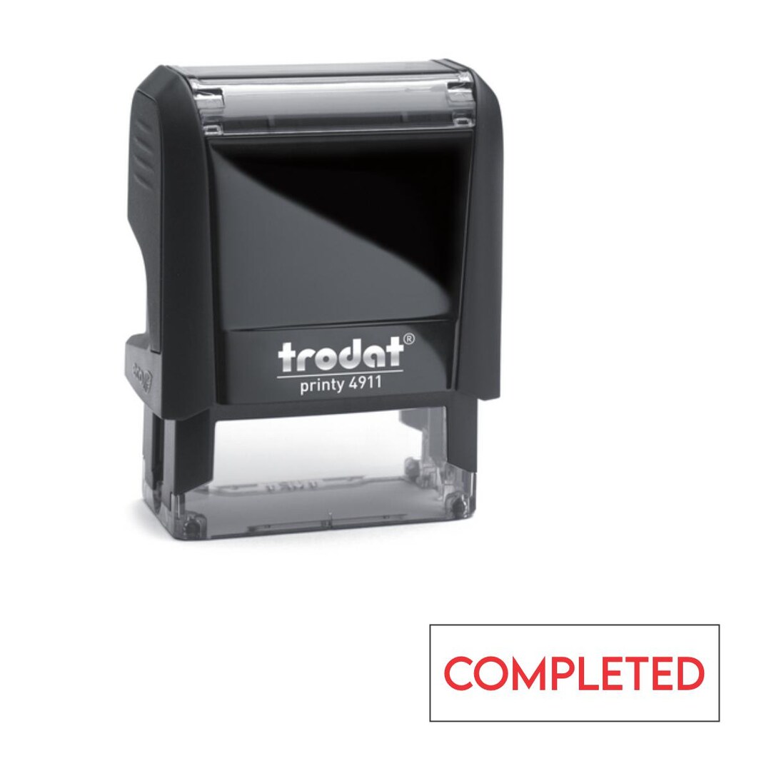 Completed Office Stamp - Self-inking Stamp - Business & Document ...