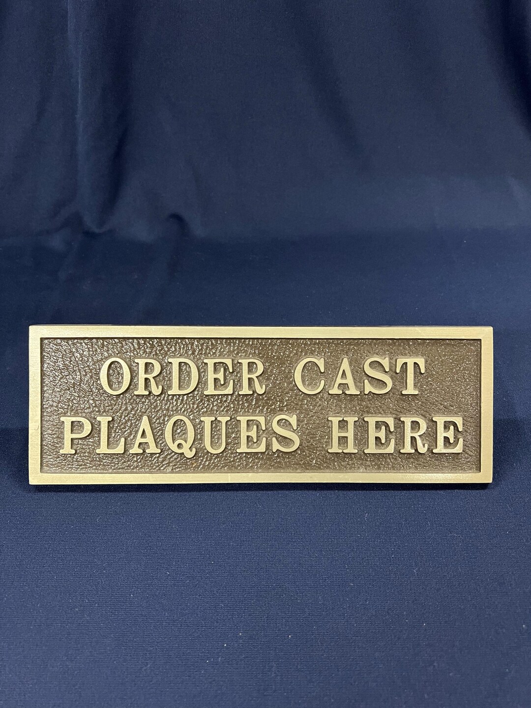 Custom Cast Bronze Plaque: Personalized Logo, Anniversary Gift - Etsy