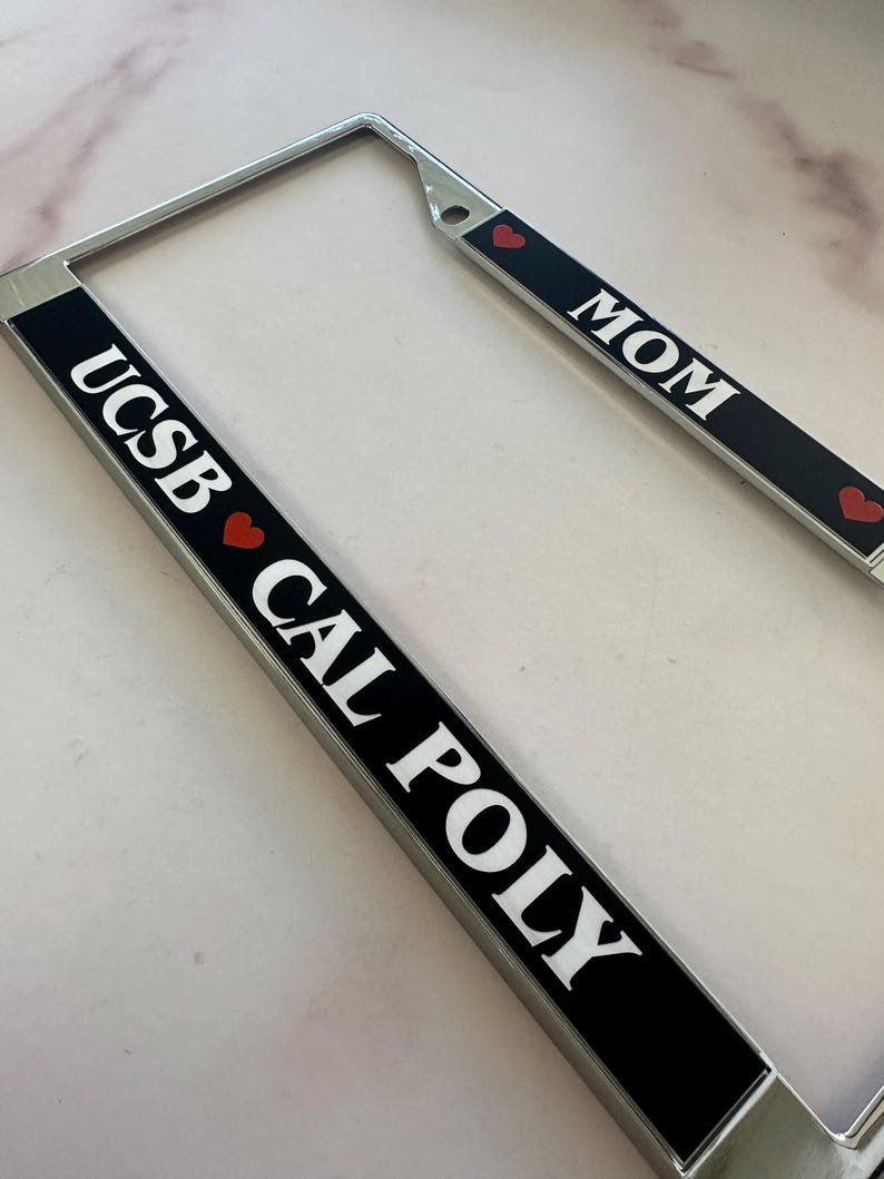 Custom University MOM License Plate Frame: Mom Pride for College or ...