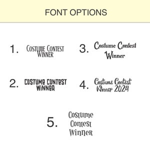 Costume Contest Winner Trophy - Free Custom Text, 5 1/2" Tall - Fun ...