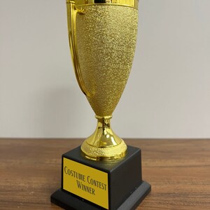 Costume Contest Winner Trophy - Free Custom Text, 5 1/2" Tall - Fun ...
