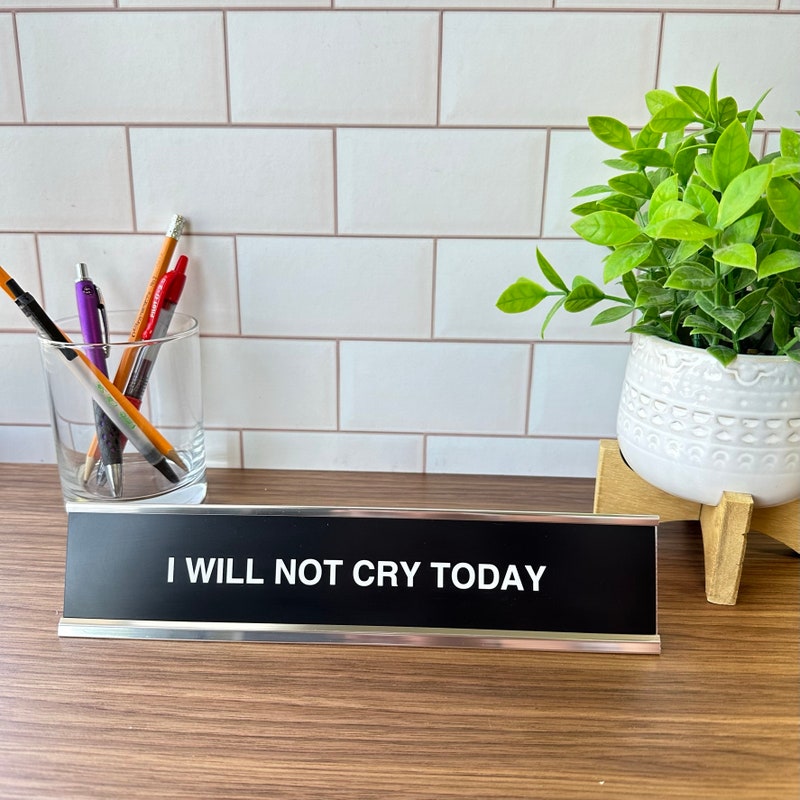 Desk Plate - Etsy