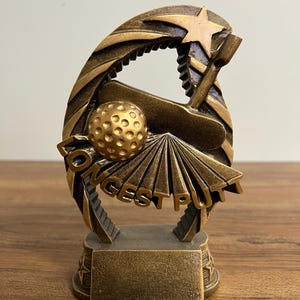 Longest Putt Golf Trophy With Custom Engraving – Perfect Award for Golf ...