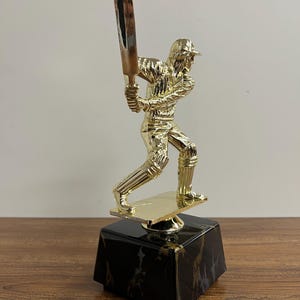 Personalized Cricket Batsman Trophy: Custom Engraved Award - Etsy