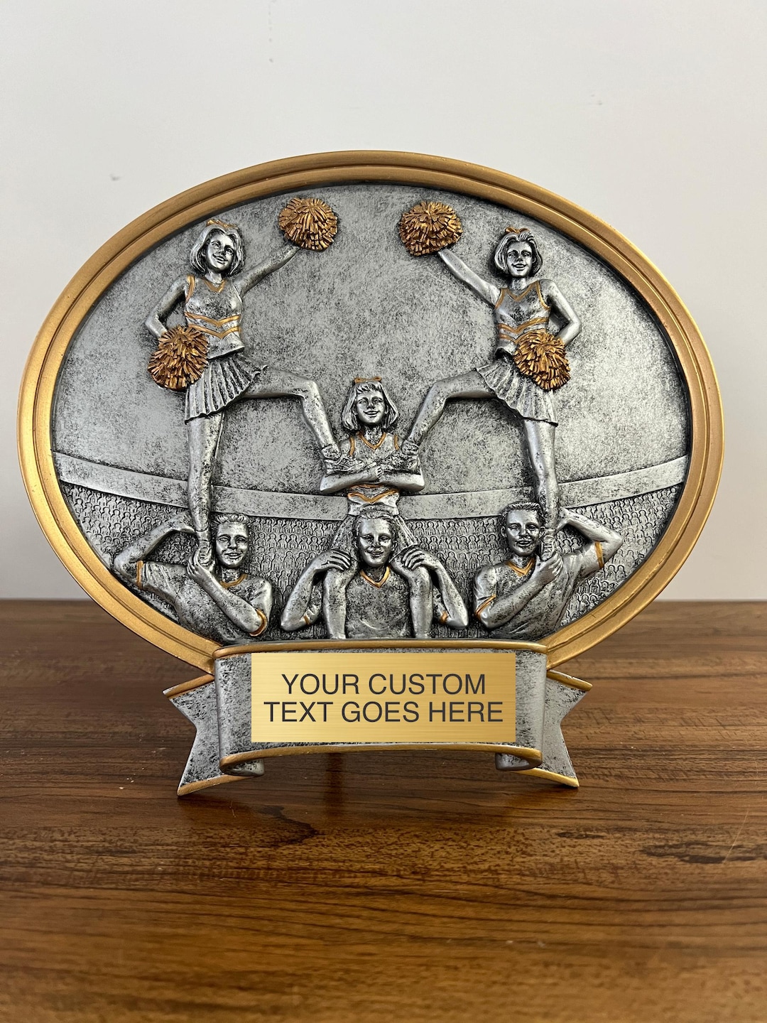 Cheer Team Resin Winner Award W Engraving - Personalized Trophy for ...