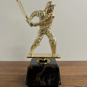 Personalized Cricket Batsman Trophy: Custom Engraved Award - Etsy
