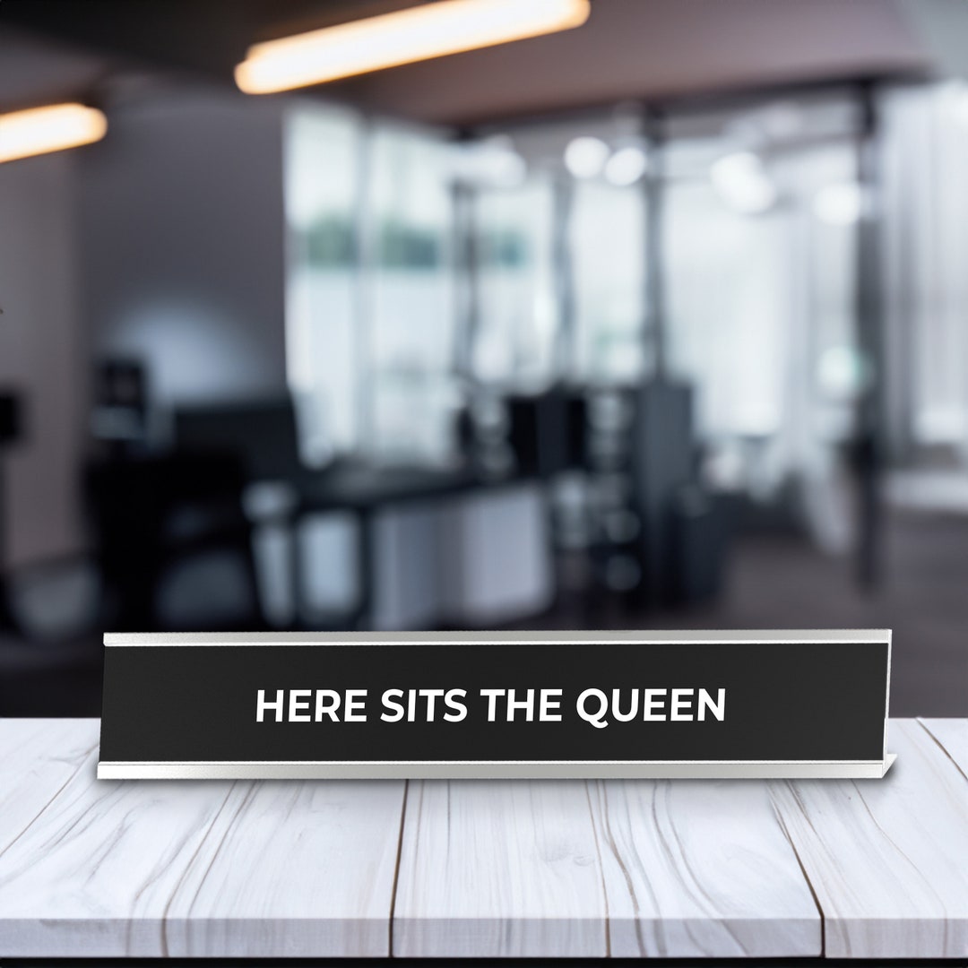 Custom Office Humor Desk Plates Funny Name Plates Office Humor Gift for ...