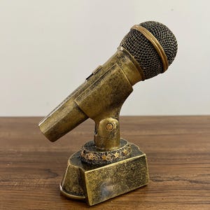 Custom Engraved Karaoke Trophy – Best Singer Award, Music Party Gift - Etsy