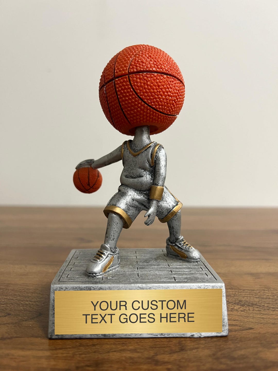 Custom Basketball Bobblehead Trophy With Engraving – Personalized ...