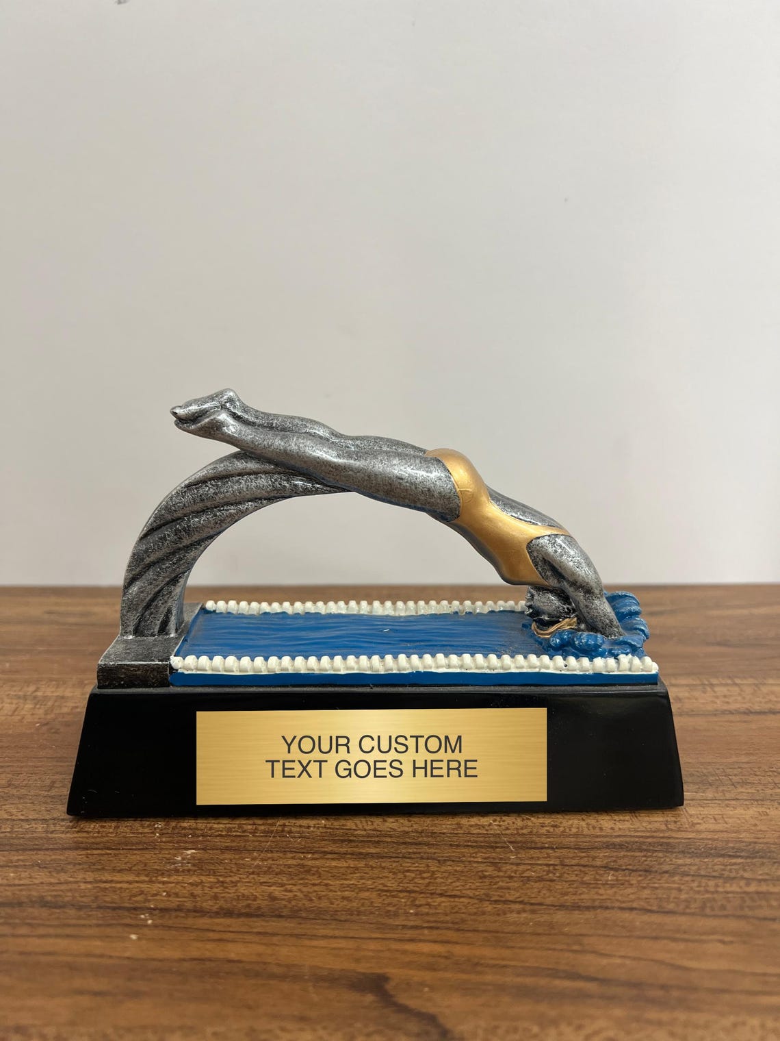 Personalized Swimming Trophy: Custom Engraved Swimmer Award - Etsy