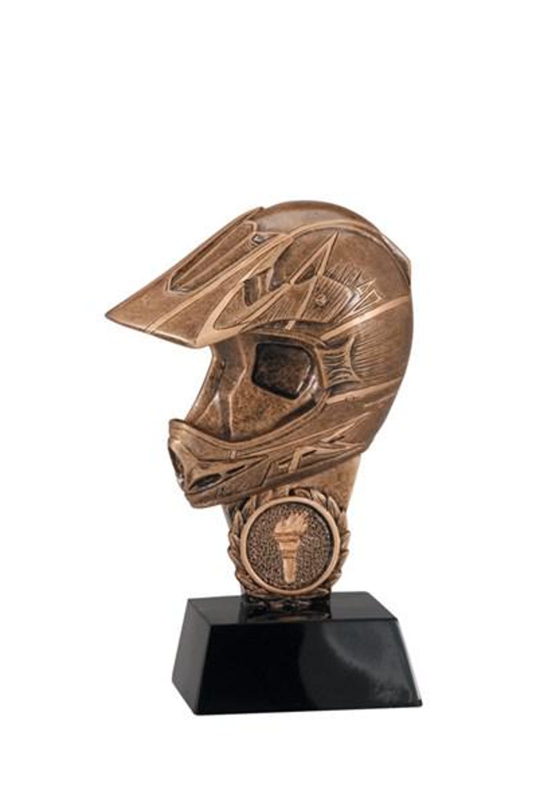 Motocross Helmet Trophy - Custom Engraved Award - Perfect for Motocross ...