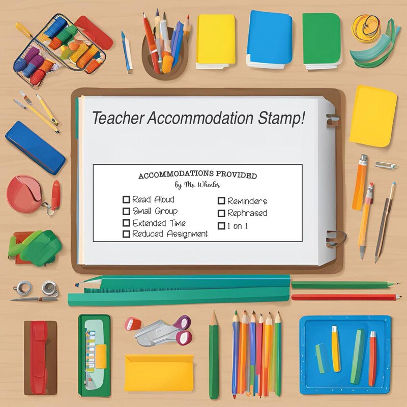 Custom Teacher Stamp - Etsy