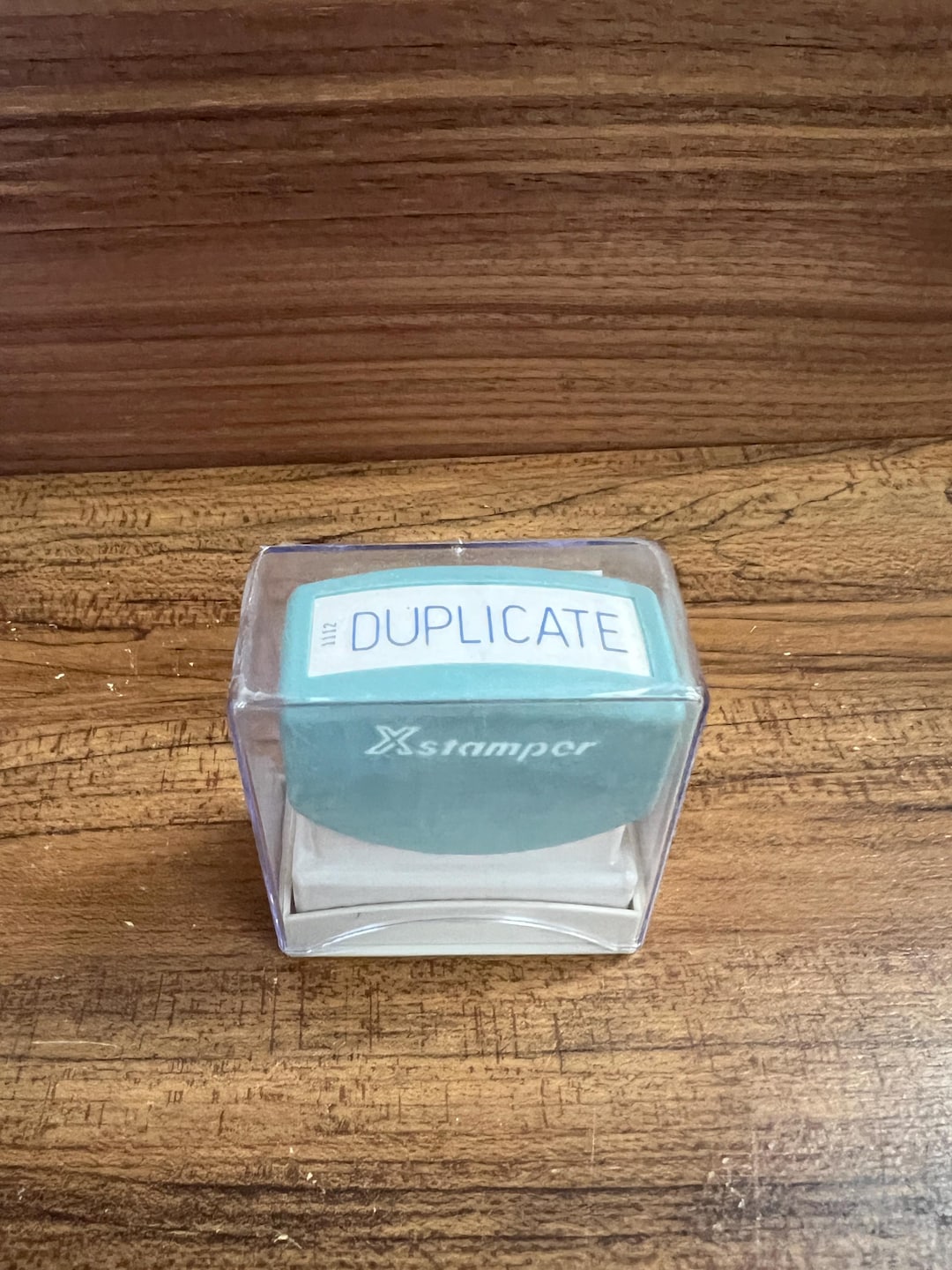 Duplicate Stock Stamp Self-inking Blue Ink for Marking Copies ...