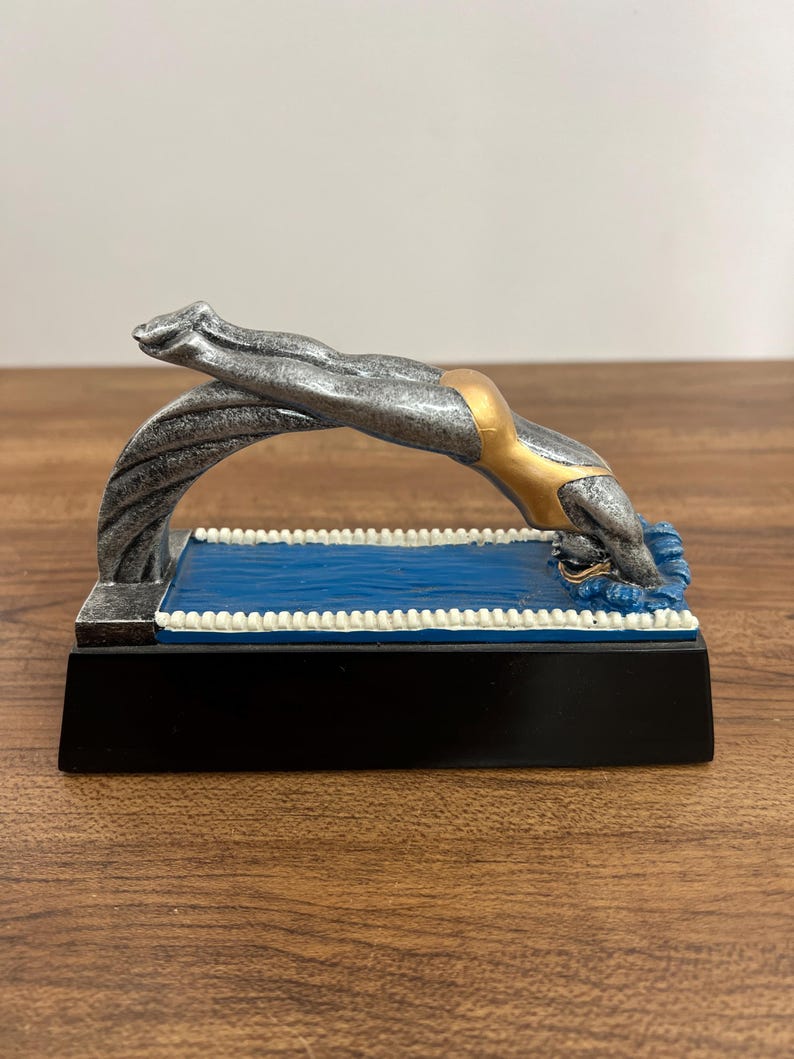 Personalized Swimming Trophy: Custom Engraved Swimmer Award - Etsy