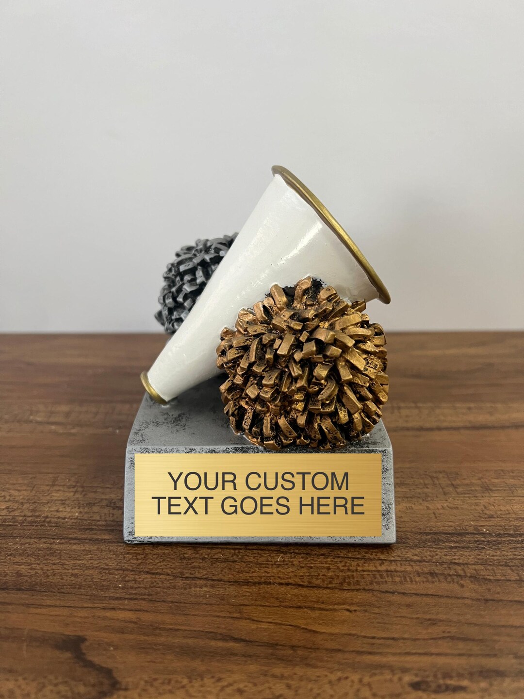 Custom Engraved Cheer Pom Pom Award Personalized Trophy for ...