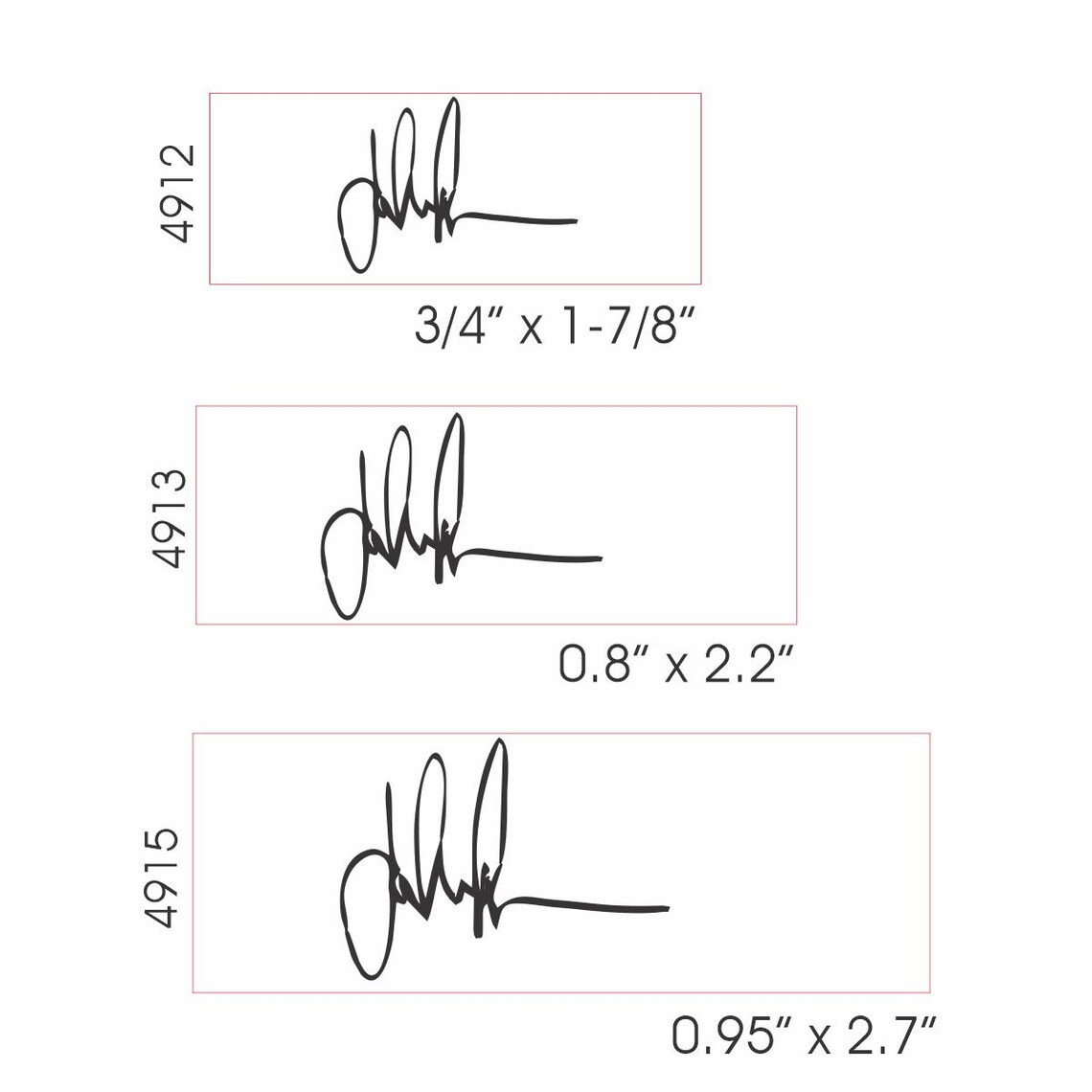 Customizable Signature Stamp, Doctor Signature, Signing Checks Stamps ...