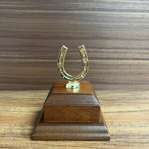 Rustic Cowboy Horseshoe Trophy With Wood Base – Western Rodeo Award - Etsy