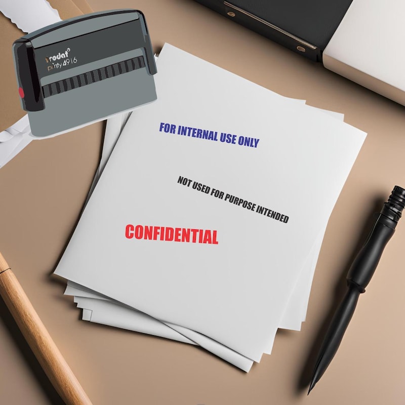 Confidential Stamp - Etsy