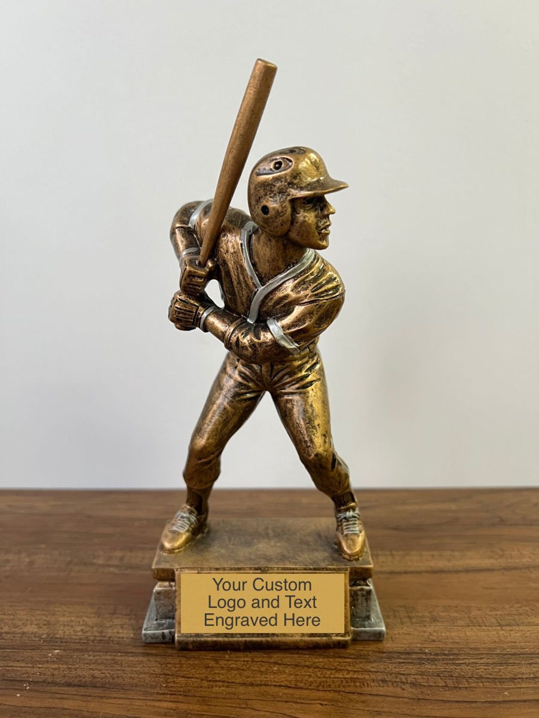 Custom Baseball Batter Resin Trophy - Perfect for MVP, Little League ...