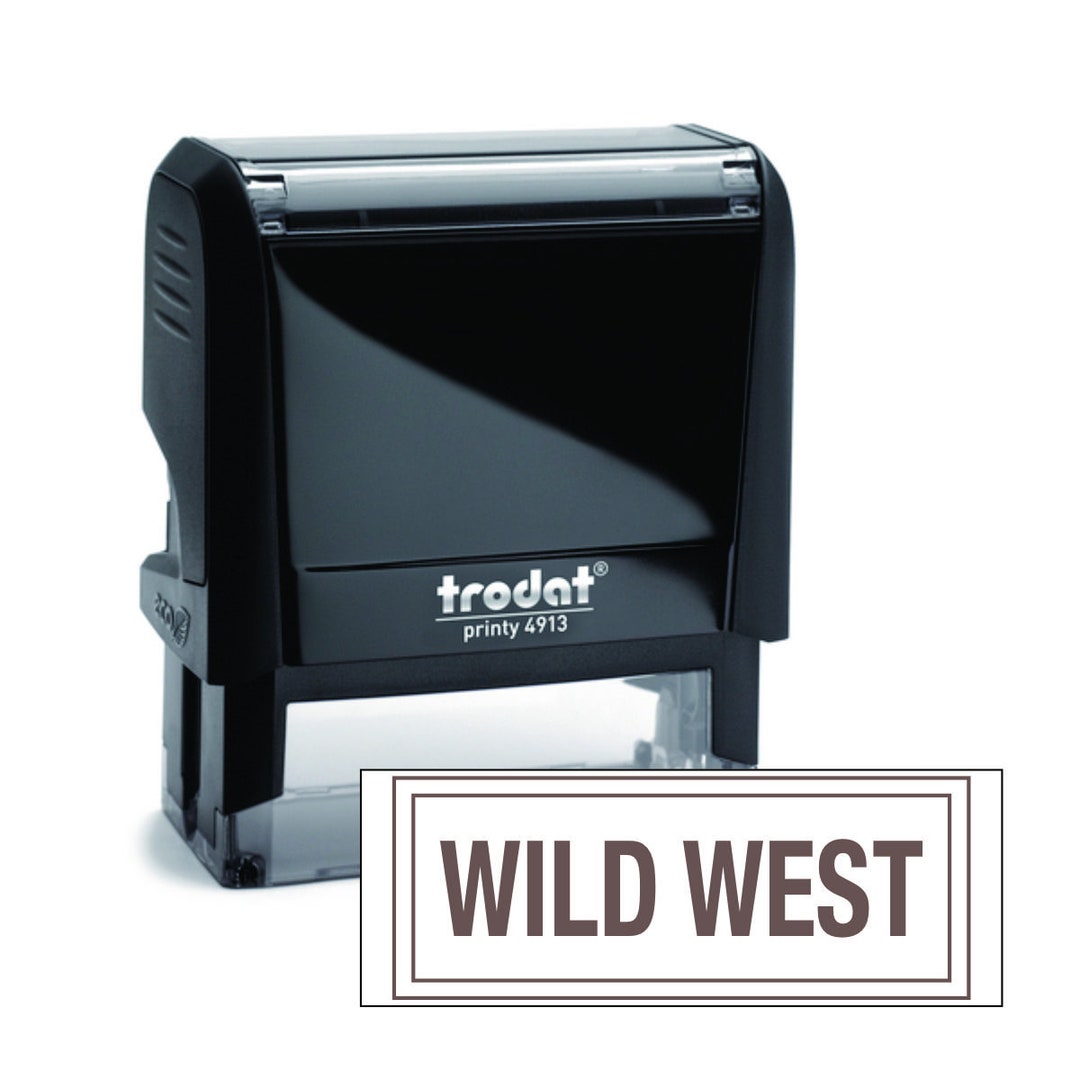 Wild West Self-inking Stamp - Capture the Spirit of the Frontier ...