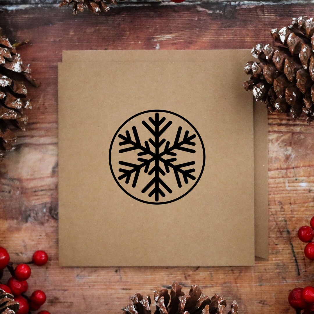 Snowflake Stamp | Holiday Stamp | Self-inking Stamp | Stationary Stamp ...
