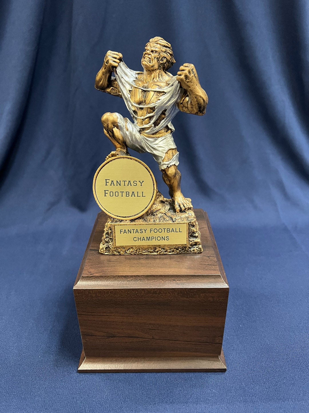 Fantasy Football Monster Award - Custom Engraved Trophy for League ...