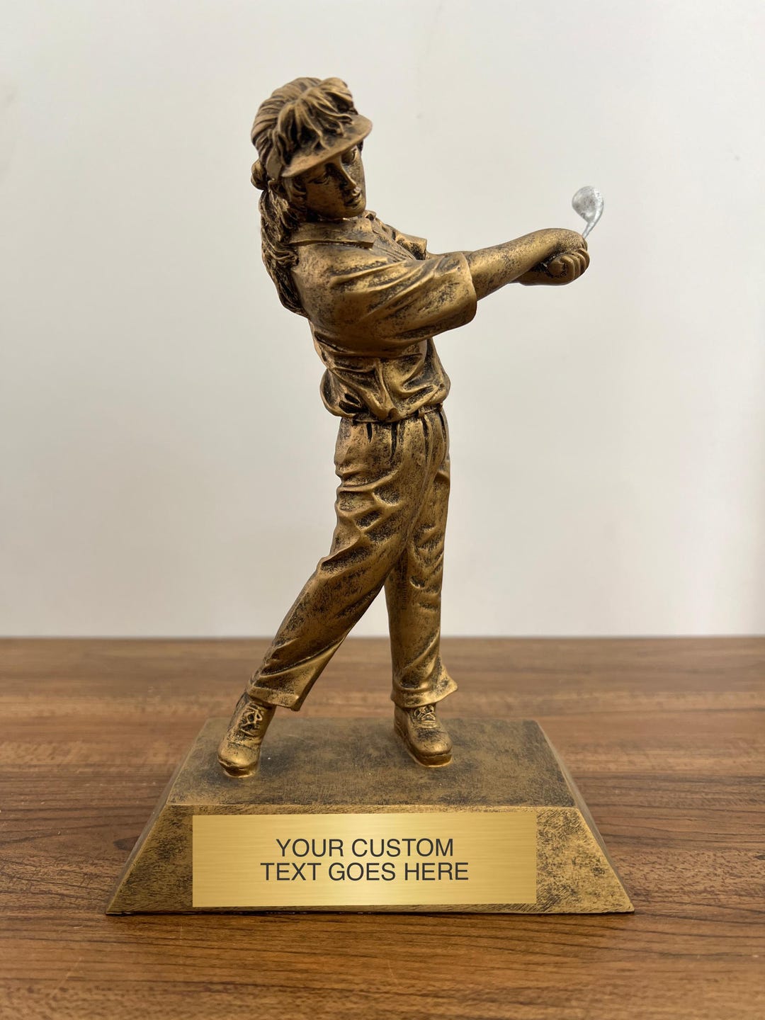 Custom Engraved Best Female Golf Figure Trophy Personalized Award for ...